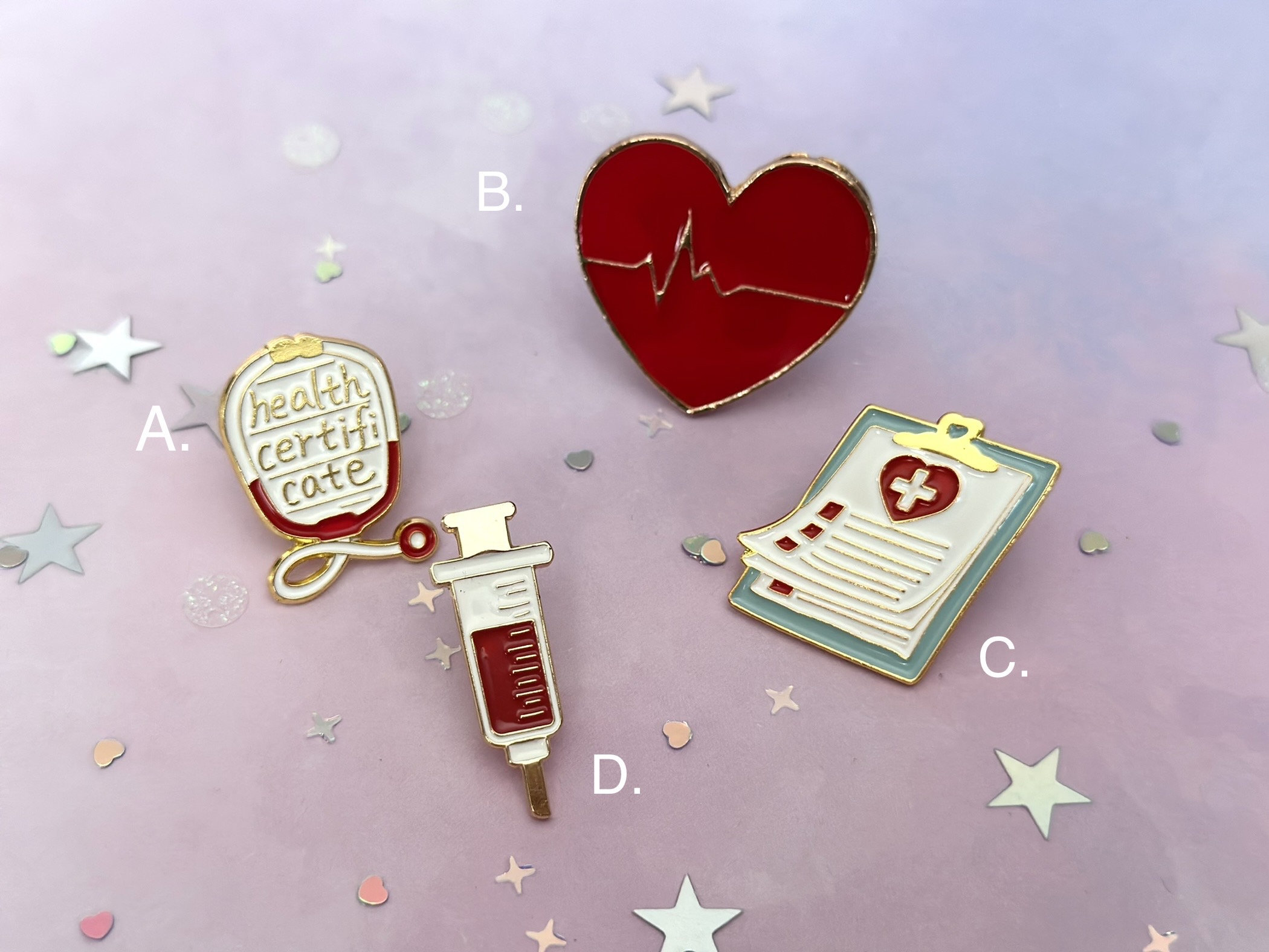 Healthcare Enamel Pins, Nurse Pins - Etsy