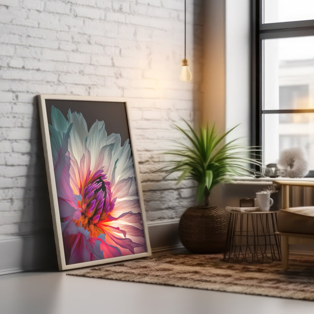 Vivid Flower Centers Collection digital Download, 6 Prints - Etsy