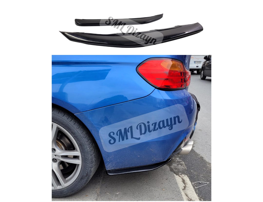 Rear Bumper Side Lips Splitters Spoilers Skirts Compatiple With Bmw F32 ...