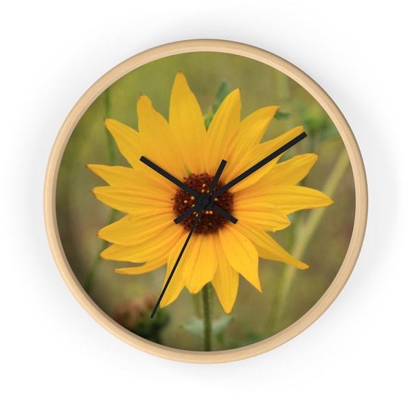 Sunflower Clock - Etsy