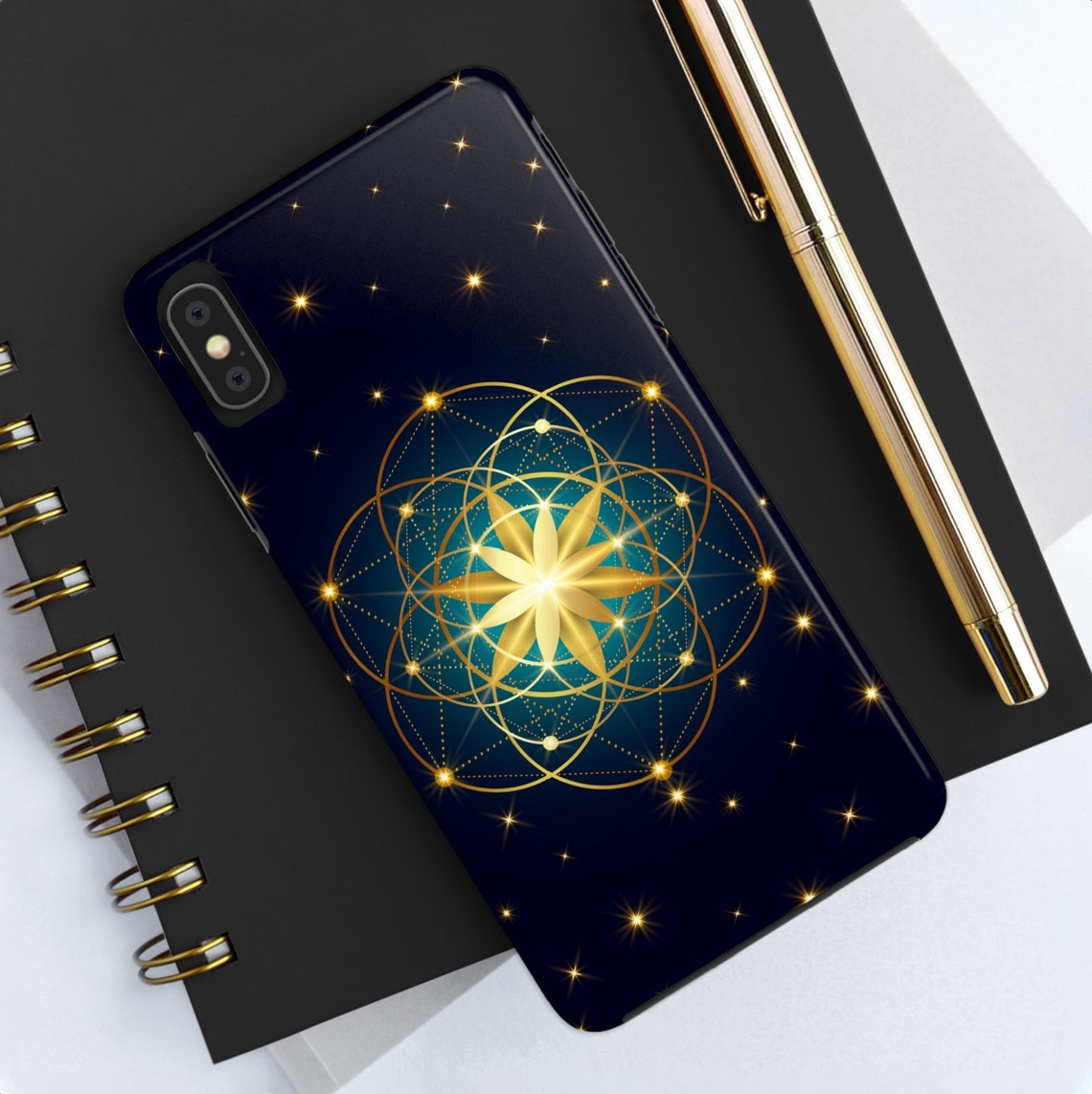 IPhone Lotus Flower Custom Universe Cosmic Stars Tough Cell Phone Cases ...