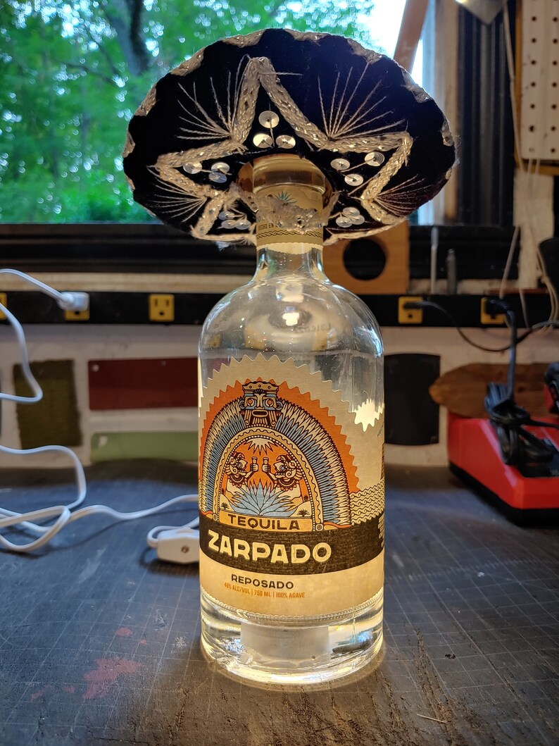 Tequila Bottle Lamp - Etsy