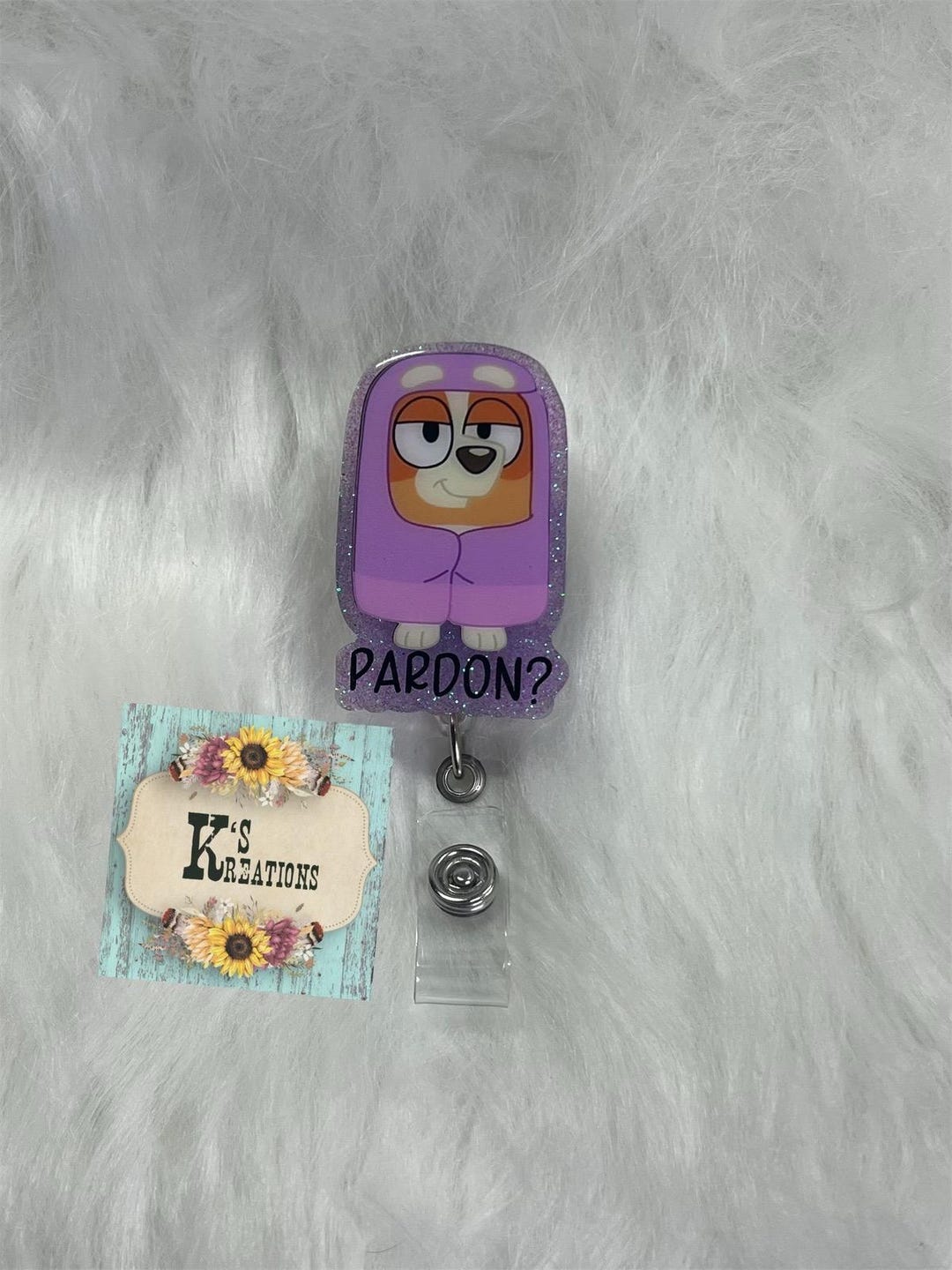 Bluey Badge Reel, Bingo, Grannies Badge Reel, Grannies Car Badge Reel ...