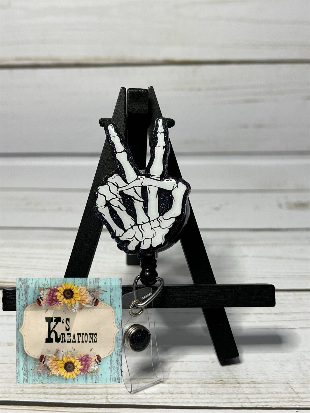 Skeleton Hand Badge, Skeleton Badge Reel, Radiology Badge Reel ...