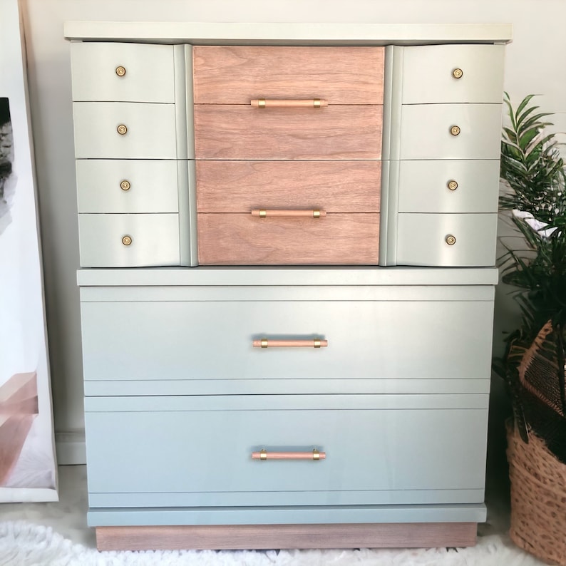 SOLD Gorgeous MCM Dresser Set - Etsy