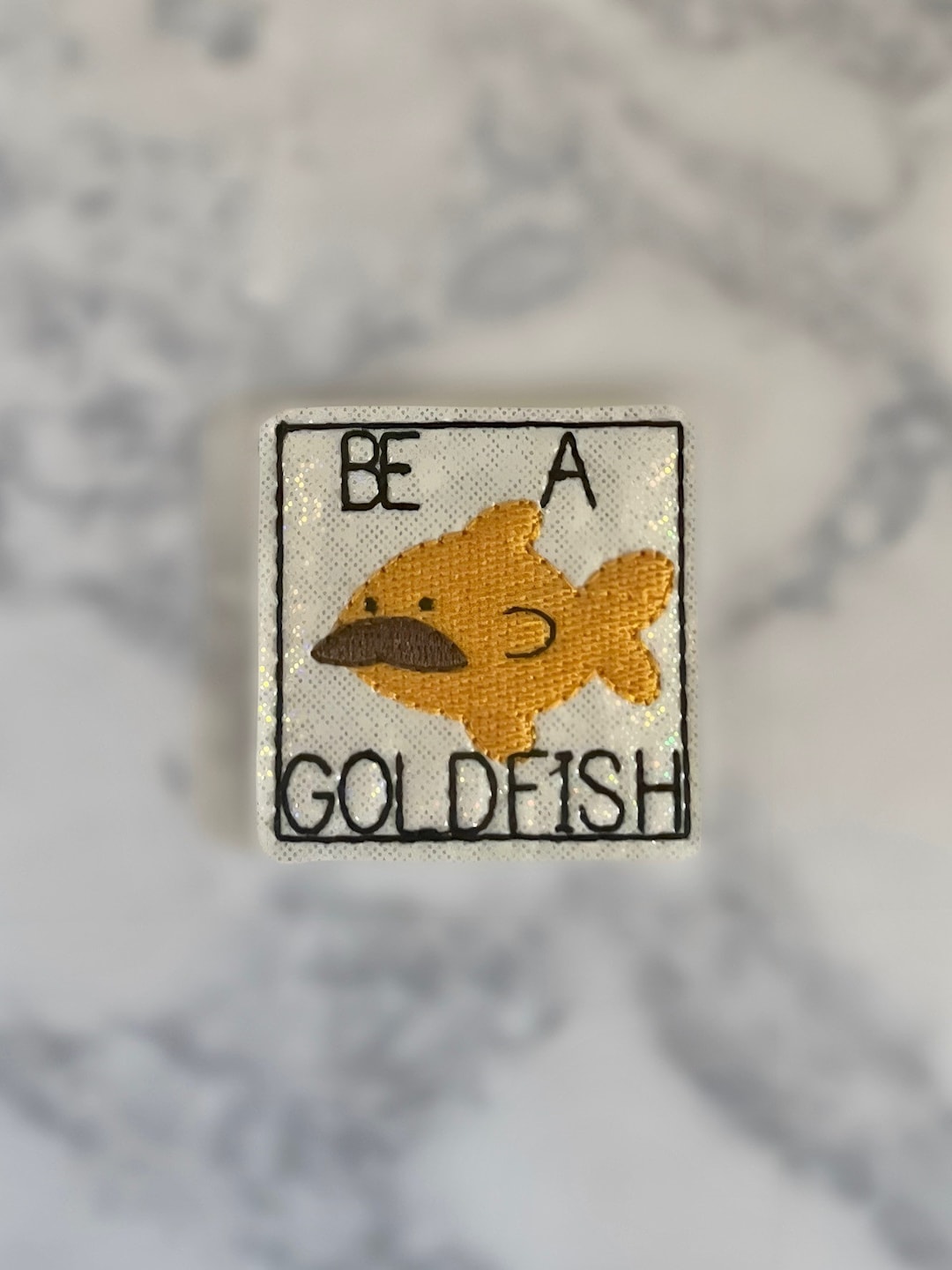 Be A Goldfish Digital Feltie Embroidery Design File ITH - Etsy