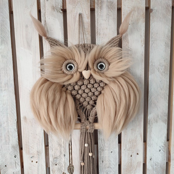 Macrame Owl - Etsy