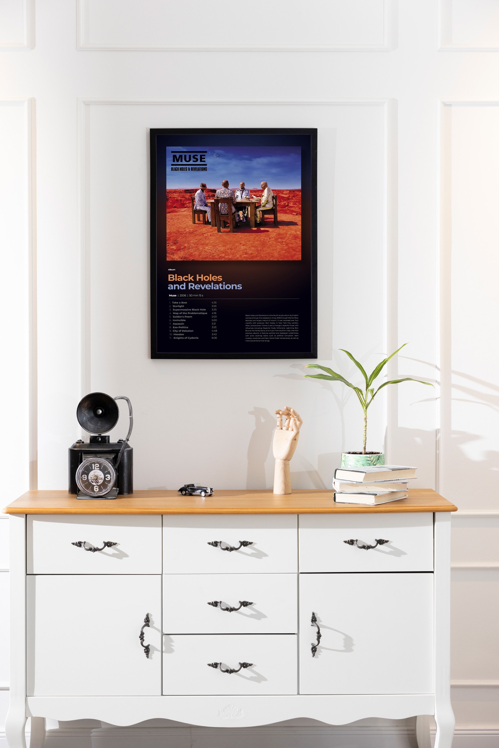 Muse Black Holes & Revelations Album Poster / Muse Band Poster sold by ...