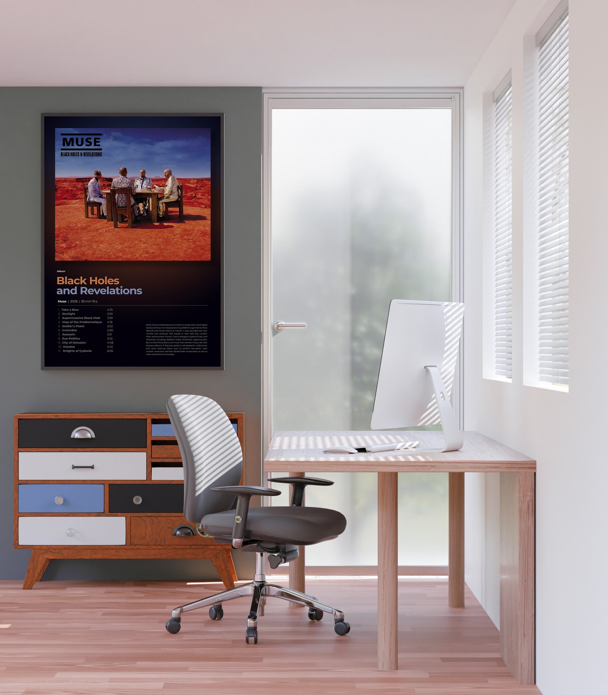 Muse Black Holes & Revelations Album Poster / Muse Band Poster sold by ...