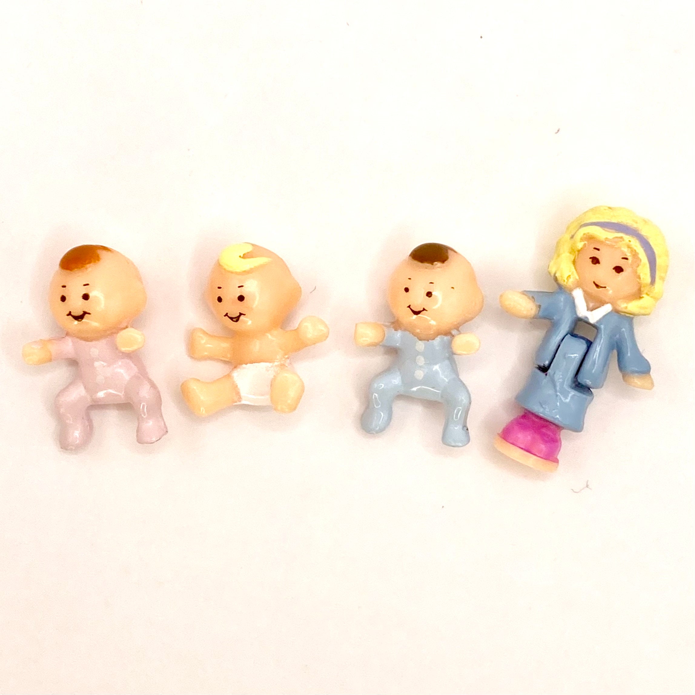 Polly Pocket Babysitting Stamper Set Compact Bluebird Toys 1992 Full ...