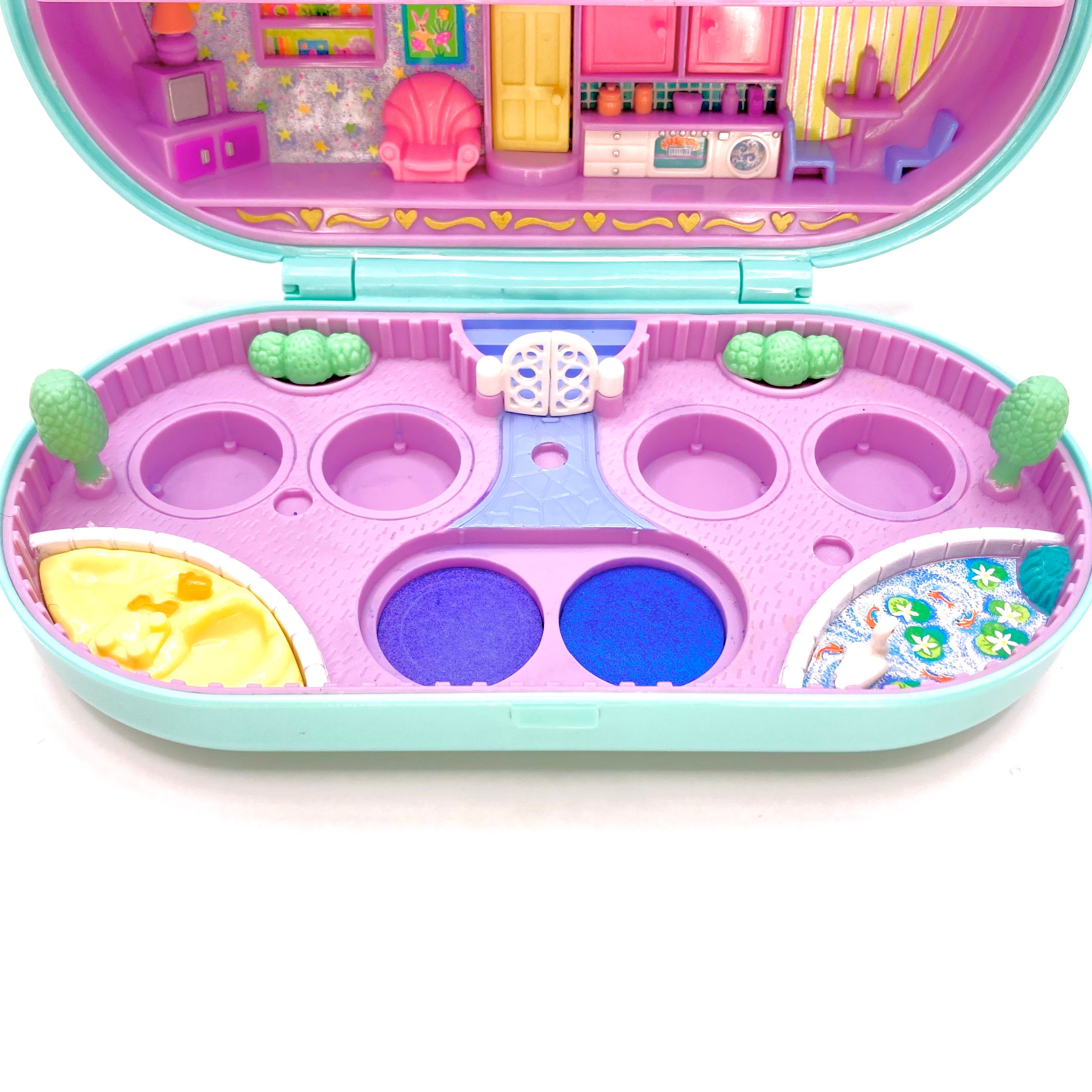 Polly Pocket Babysitting Stamper Set Compact Bluebird Toys 1992 Full ...