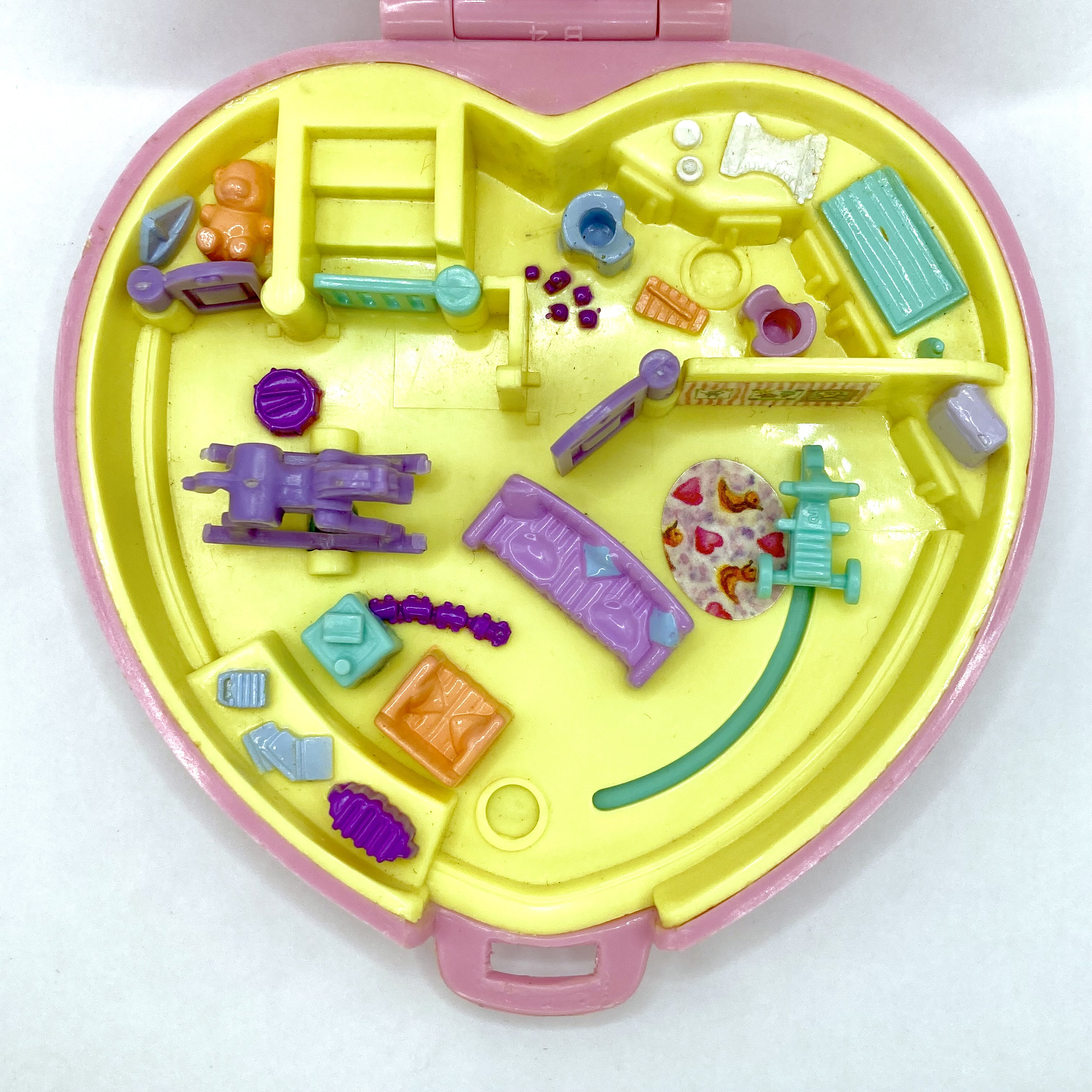 Polly Pocket Perfect Playroom Compact Bluebird Toys 1994 Full Set Rare ...