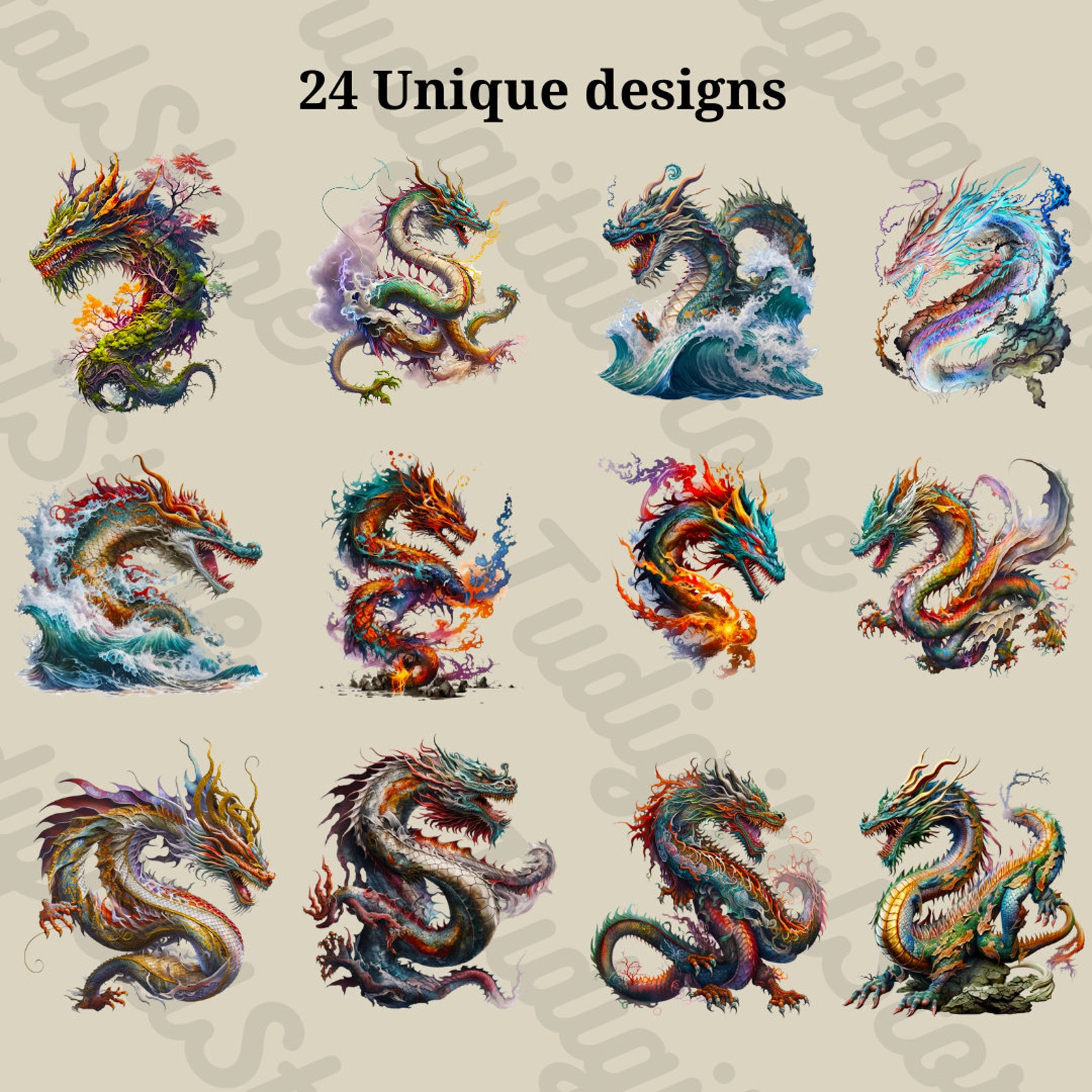 Dragon Clipart Fantasy Mythical Creature Steller Dragon Graphics Dragon ...