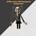 Puppet Clipart - Puppets Creepy Doll Halloween Themed Gothic Horror ...