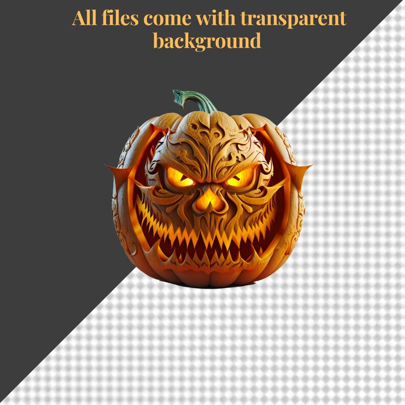 Halloween Pumpkin Clipart - Pumpkin Clipart, Halloween PNG, Spooky ...