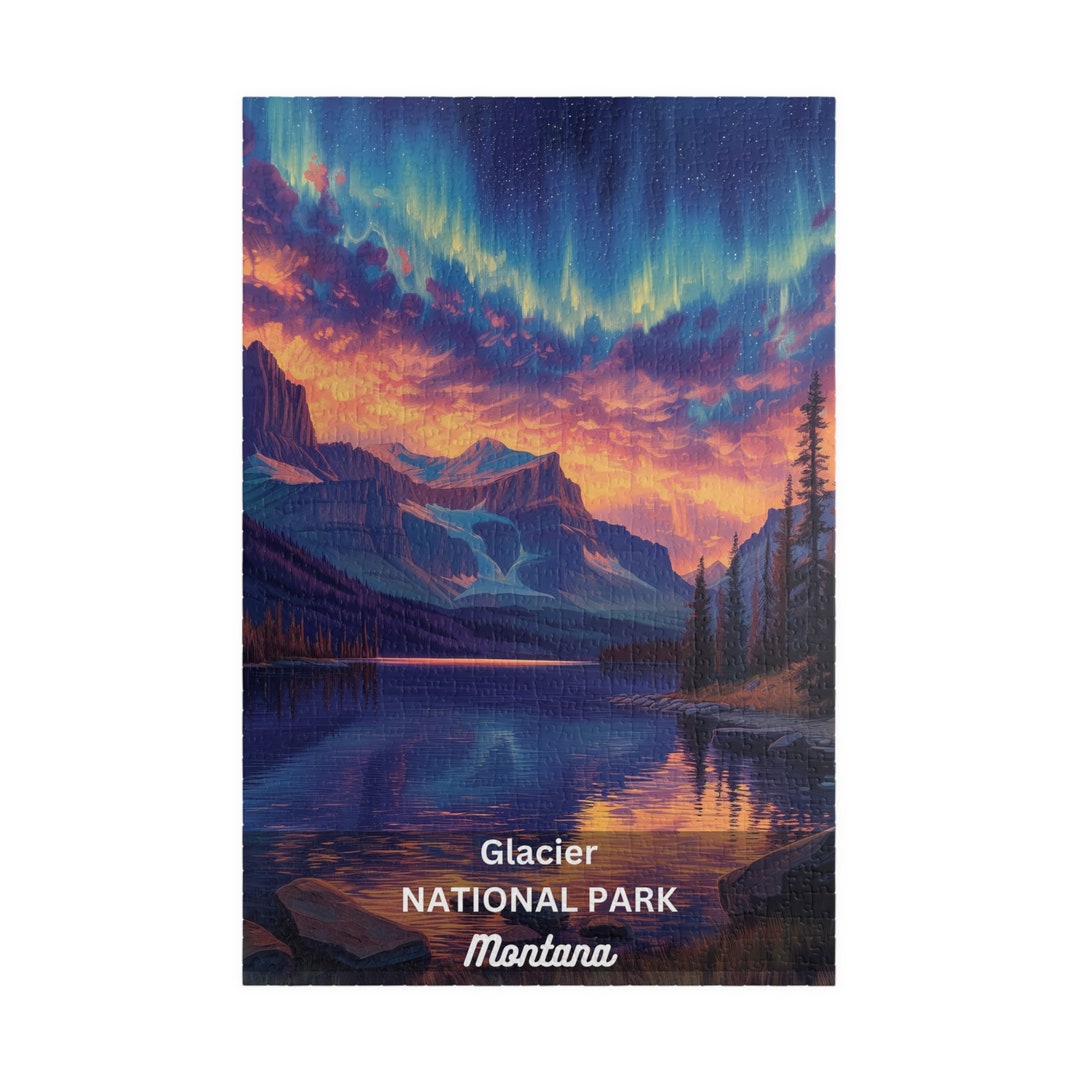 Glacier National Park Jigsaw Puzzle, Jigsaw Puzzle Nature ,unique ...