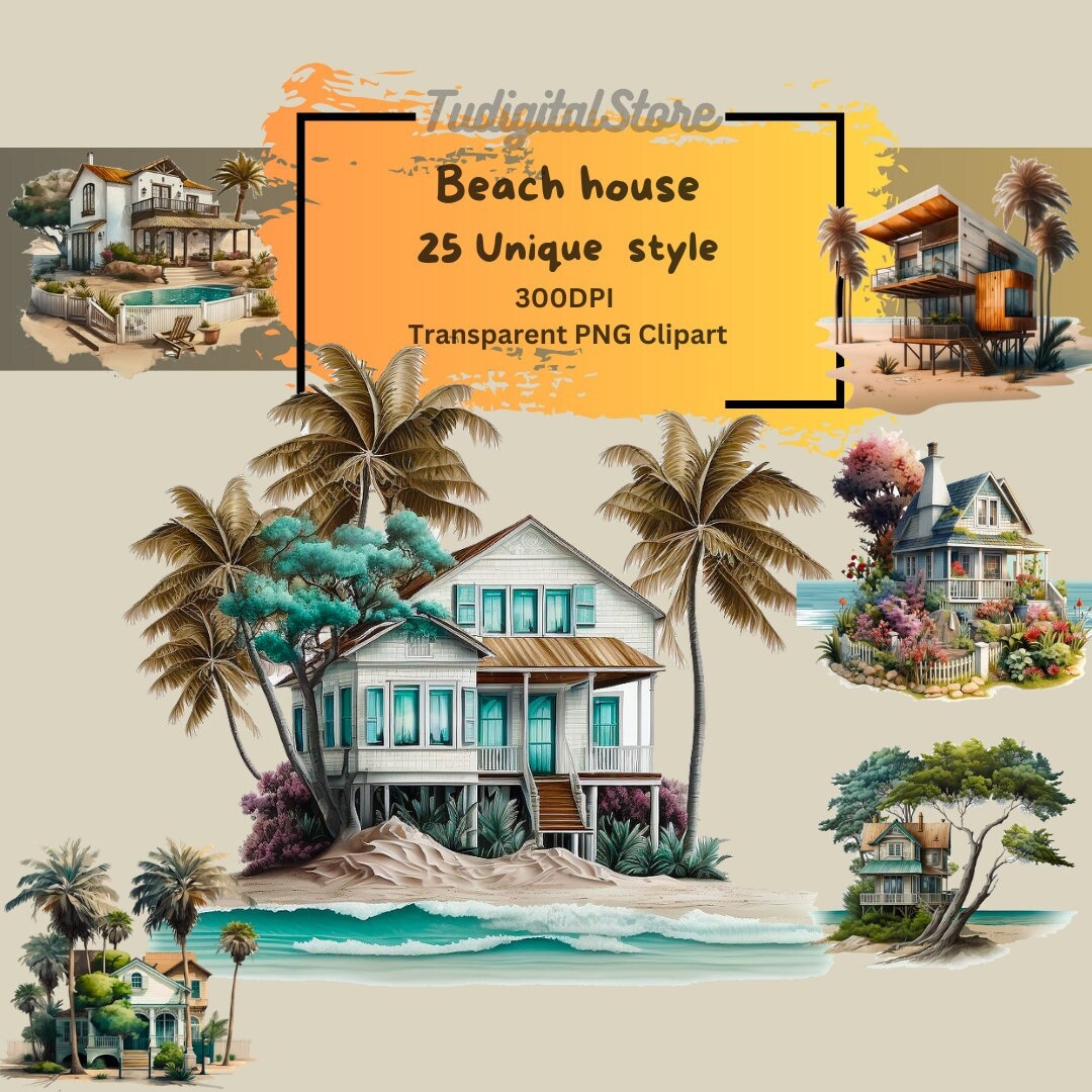 Tropical Beach Hut Clipart
