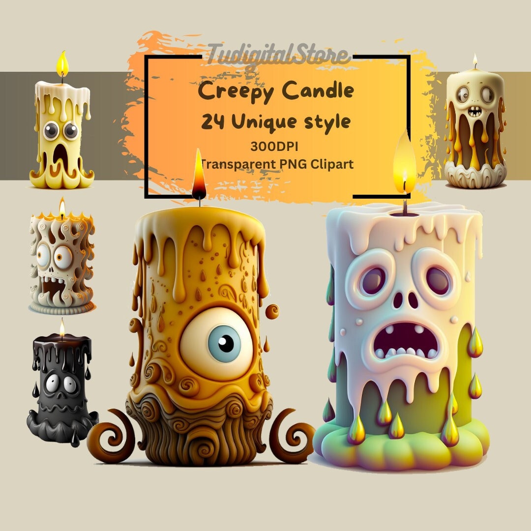 Creepy Candle Clipart - 24 Scary Candle Png - Creepy Candle Art ...