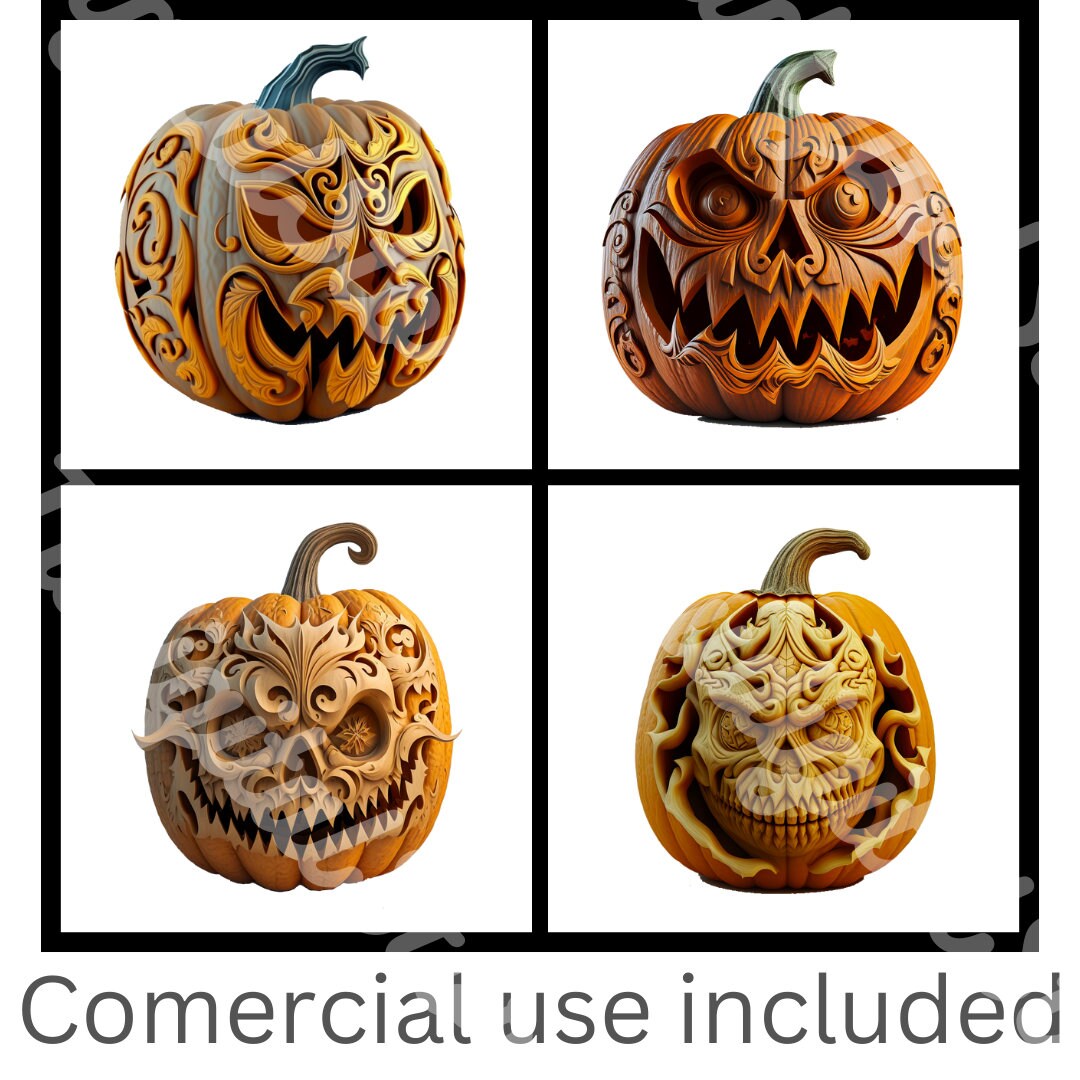 Halloween Pumpkin Clipart - Pumpkin Clipart, Halloween PNG, Spooky ...