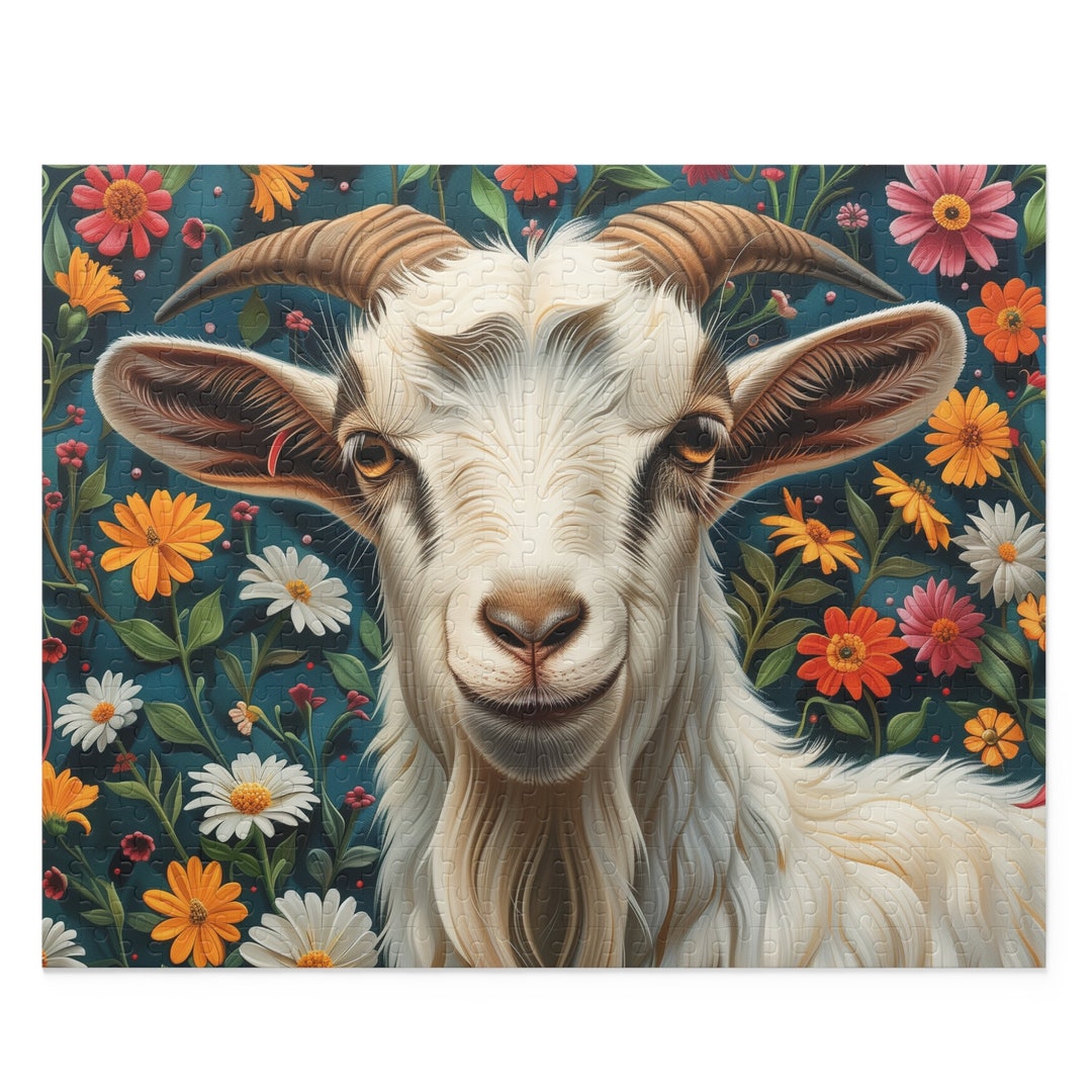 Goat Puzzle, Animal Puzzle , Picture Puzzle, Jigsaw Puzzle , Farm ...