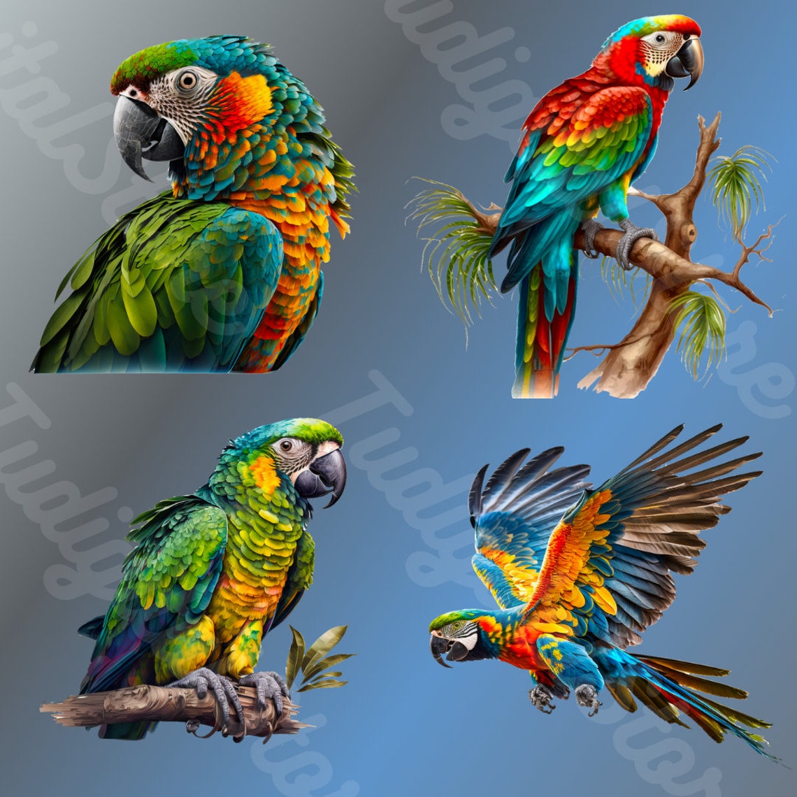 Parrot Clipart Colorful Bird Clipart Bird PNG Cockatiel Clipart Pet ...