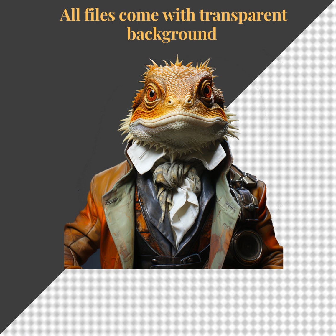 Professor Animal Clipart Cute Animal PNG 24 Animals Dressed Farm Animal ...