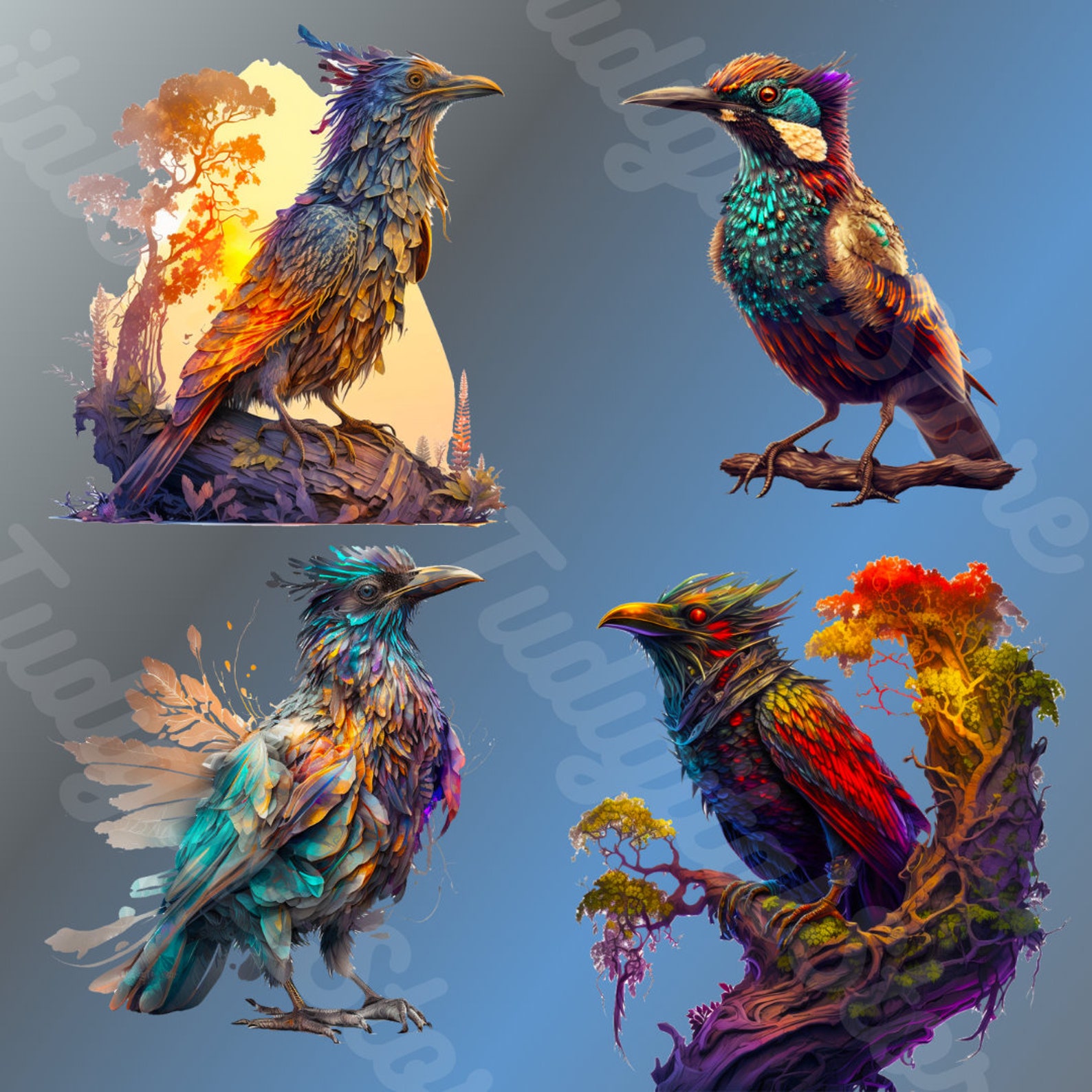 Phoenix Clipart Mythical Creatures - Majestic Beasts - Flying Bird ...