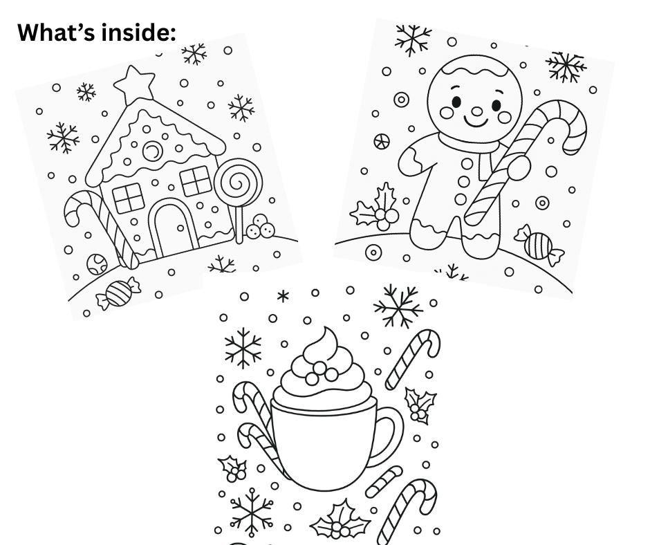 Christmas Activity Book for Kids | 15+ Printable Coloring Pages, Mazes ...