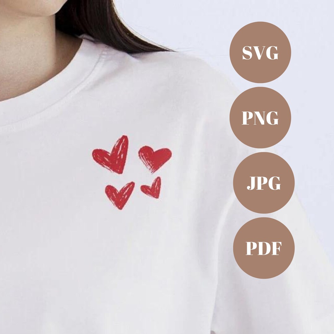 Red Heart Svg Heart Outline Svg Double Heart Svg Heart Shape - Etsy