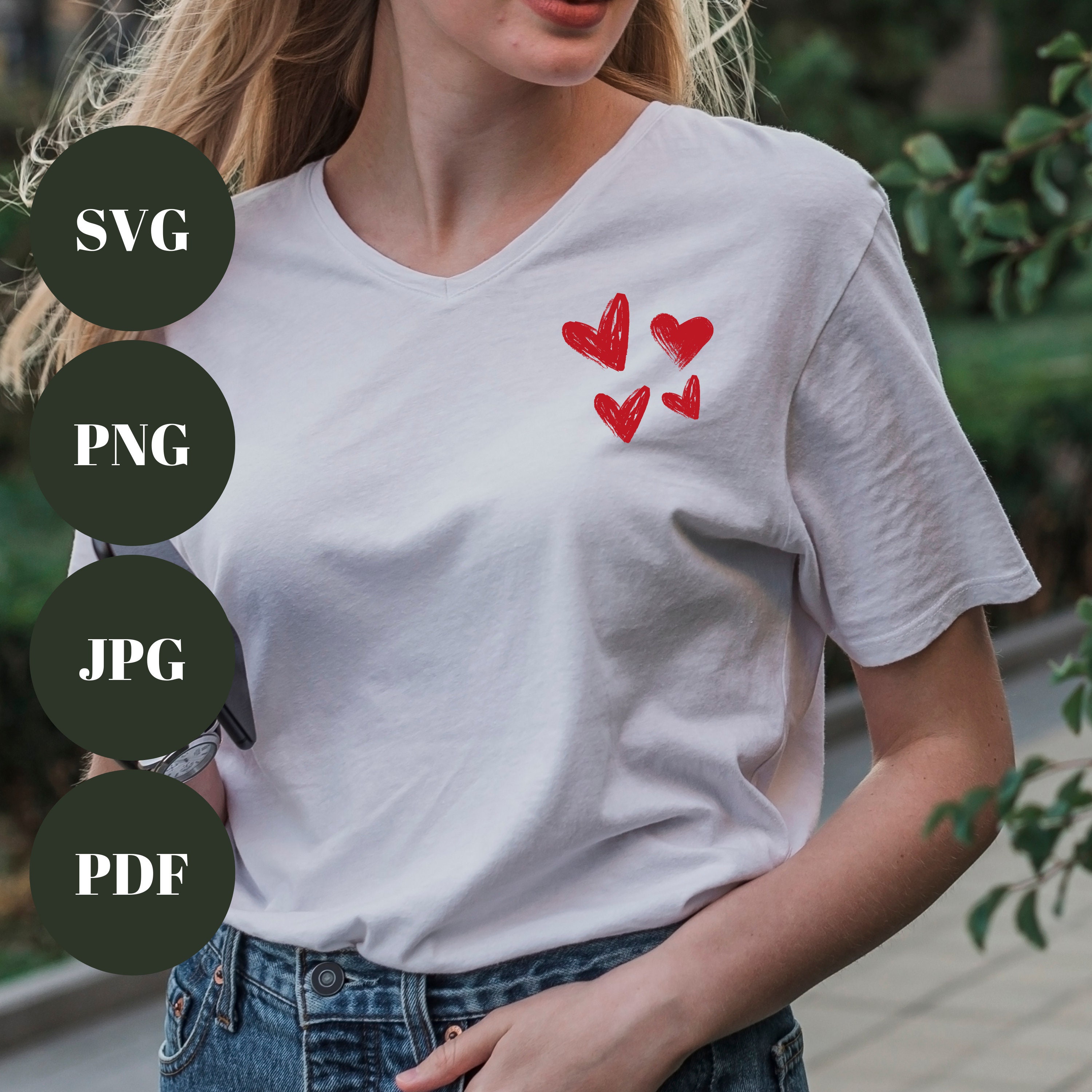 Red Heart Svg Heart Outline Svg Double Heart Svg Heart Shape - Etsy