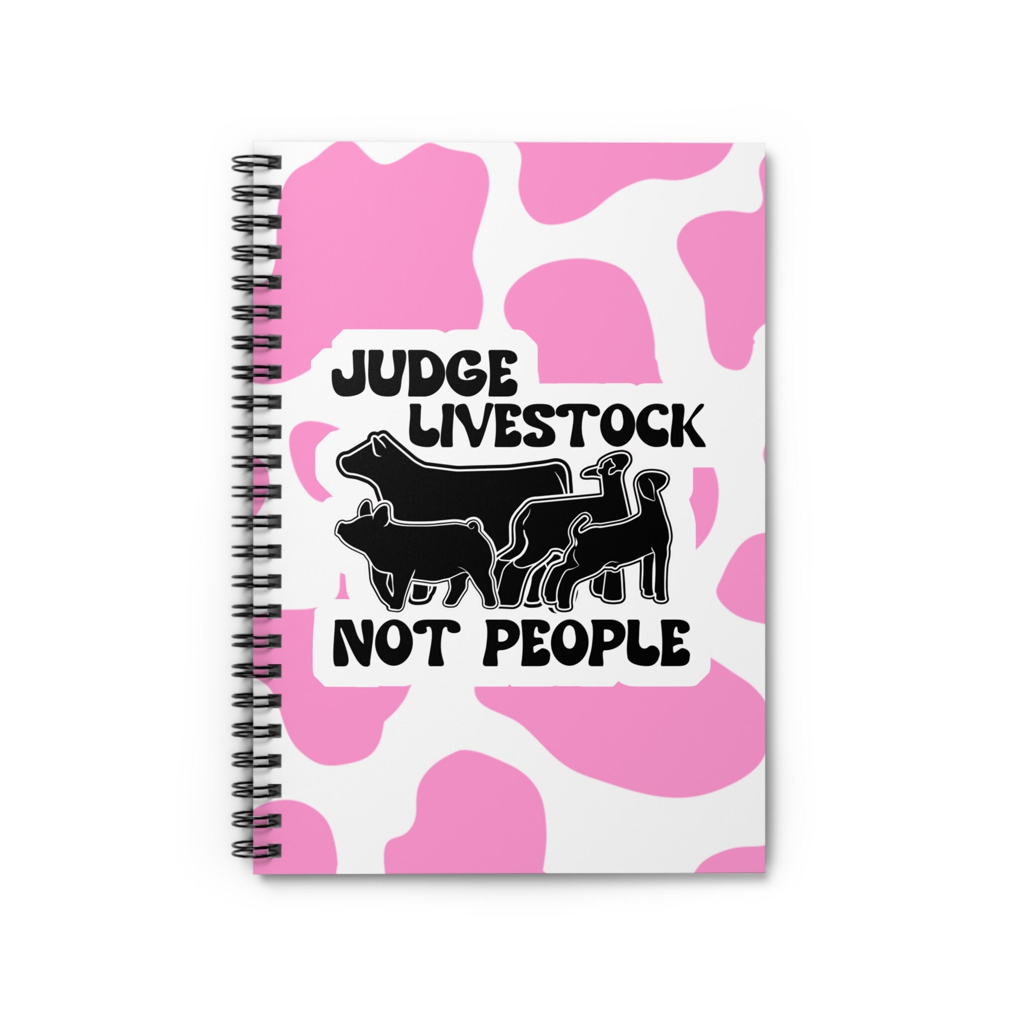 Livestock Notebook Livestock Judge Notebook Livestock Judging Notebook ...