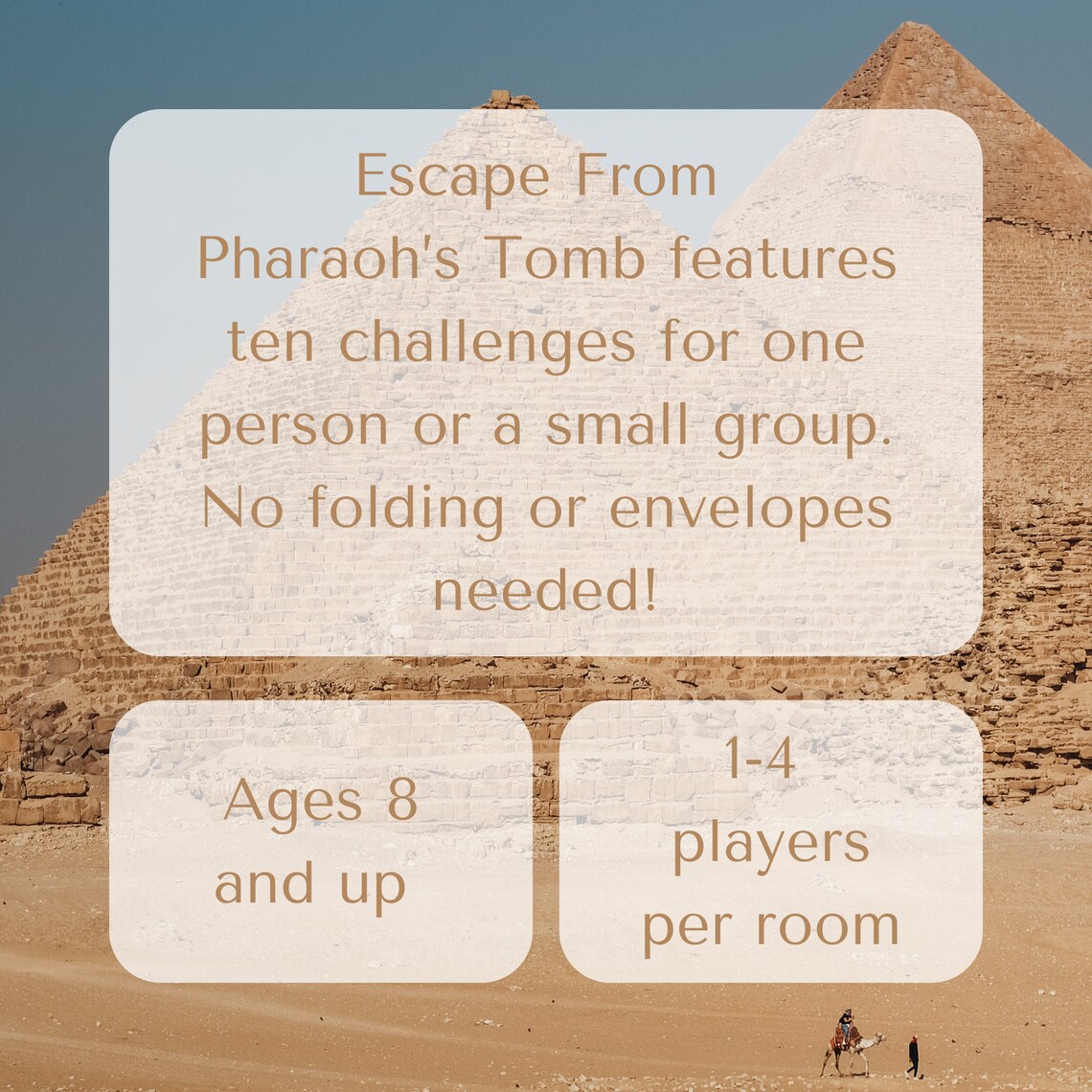 Escape From Pharaoh's Tomb: A Printable Ancient Egypt Escape Room for ...