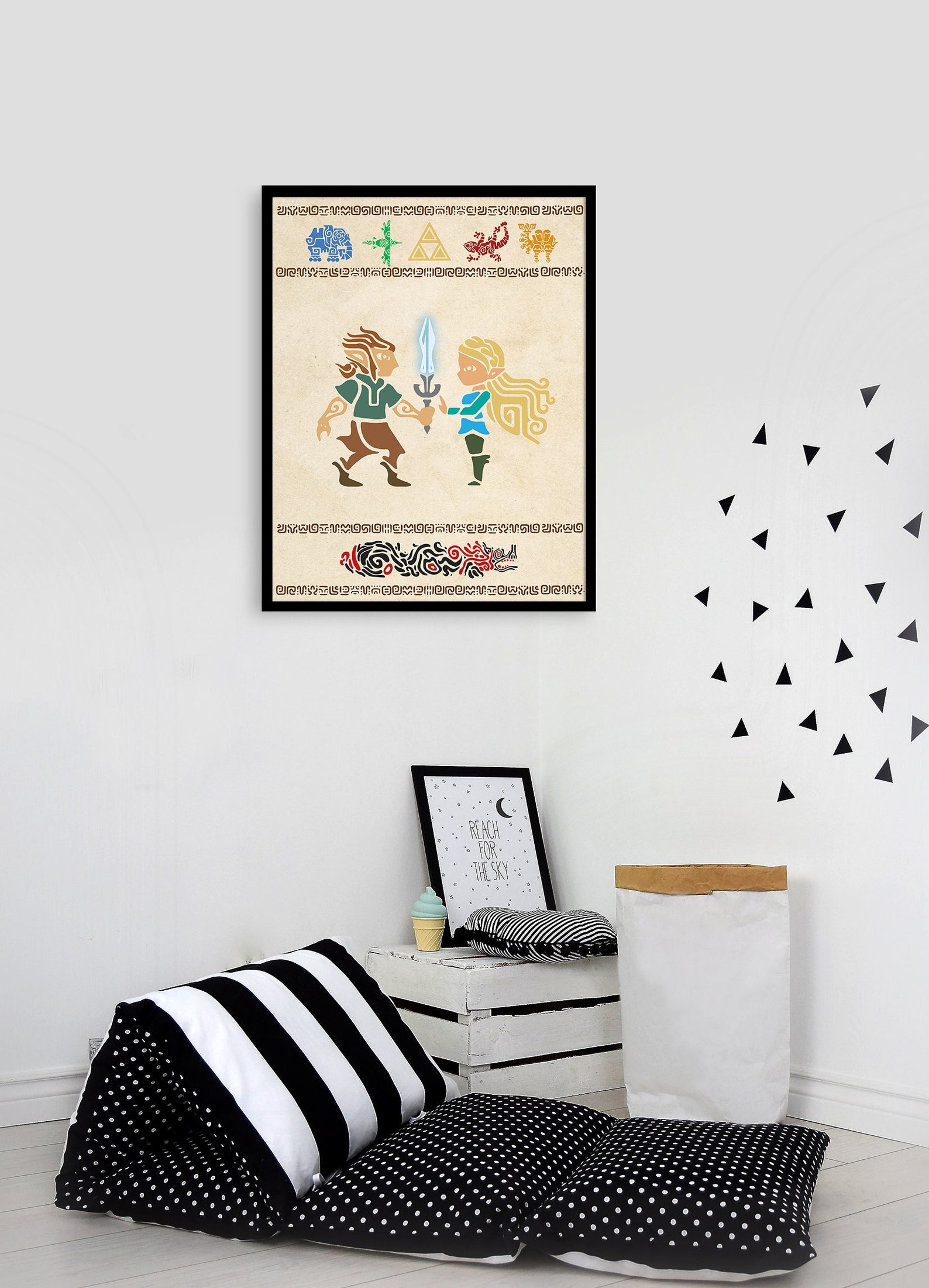 Zelda Poster, Zelda Fan Gift, the Legend of Zelda, Illustration Print ...