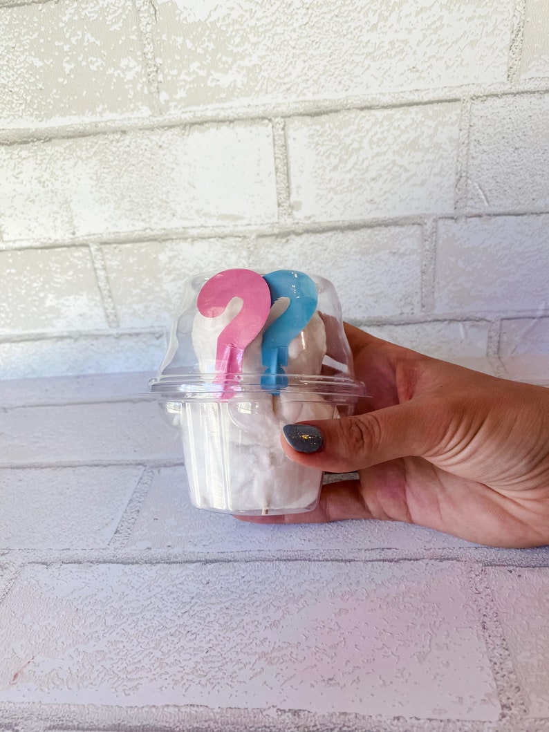 Baby Gender Reveal - Cotton Candy Party Favor - Gender Reveal Party ...