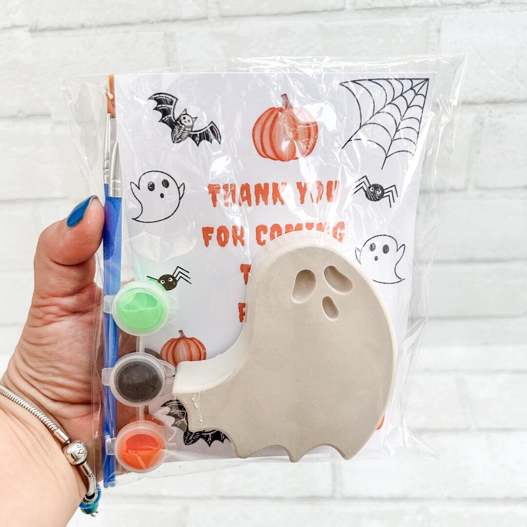 DIY Paint Kit - Kids Plaster Paint Set - Halloween Party - Personalized ...