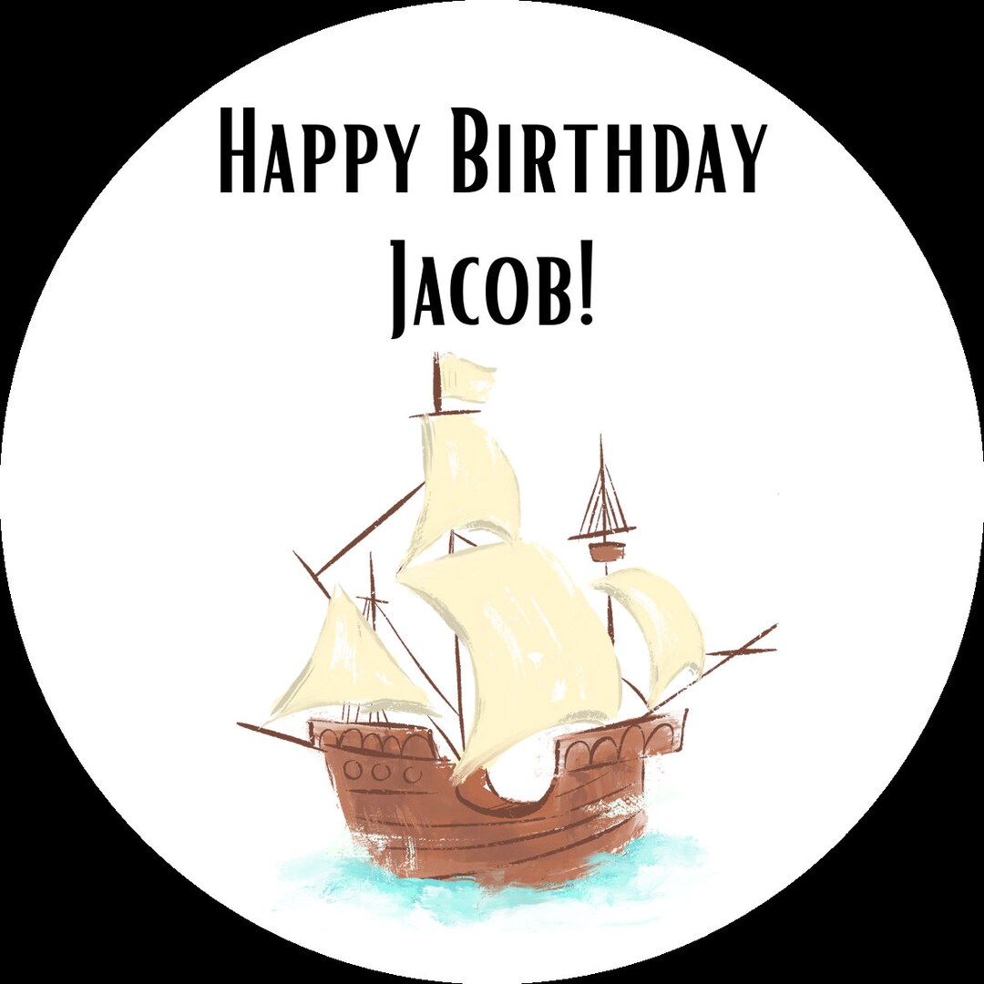 Personalized Sticker; Sticker for Party Favors; Custom Stickers ...