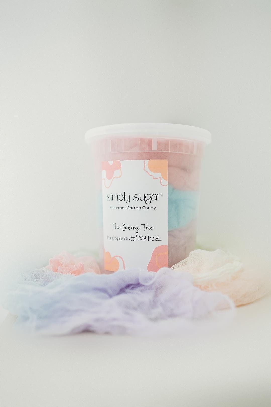 Gourmet Cotton Candy Sample Flavors Sweet Treats Party Favors Birthday ...