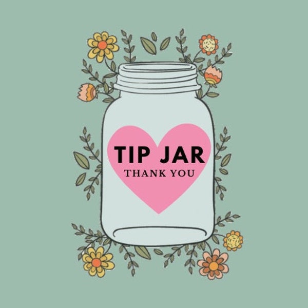 Tip Jar - Etsy