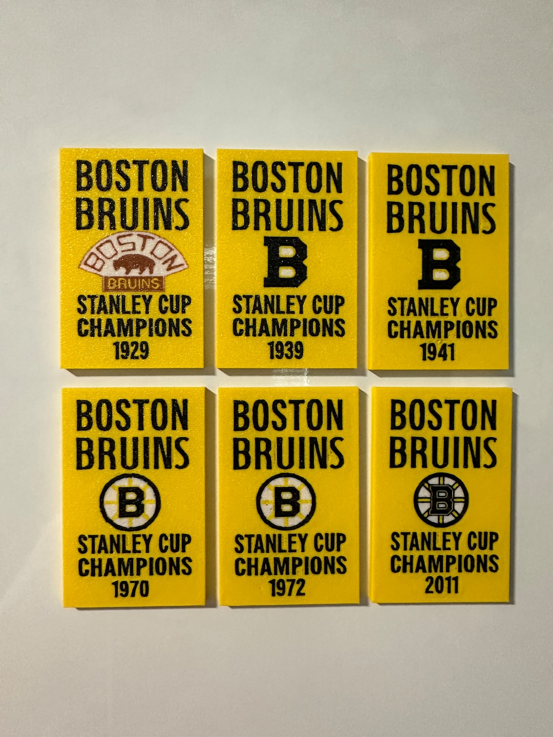 Boston Bruins Championship Banner Magnets - Etsy
