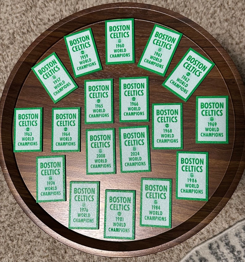 Boston Celtics Championship Banner Magnets - Etsy