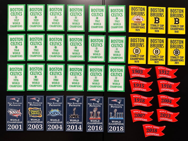 Boston Celtics Championship Banner Magnets - Etsy
