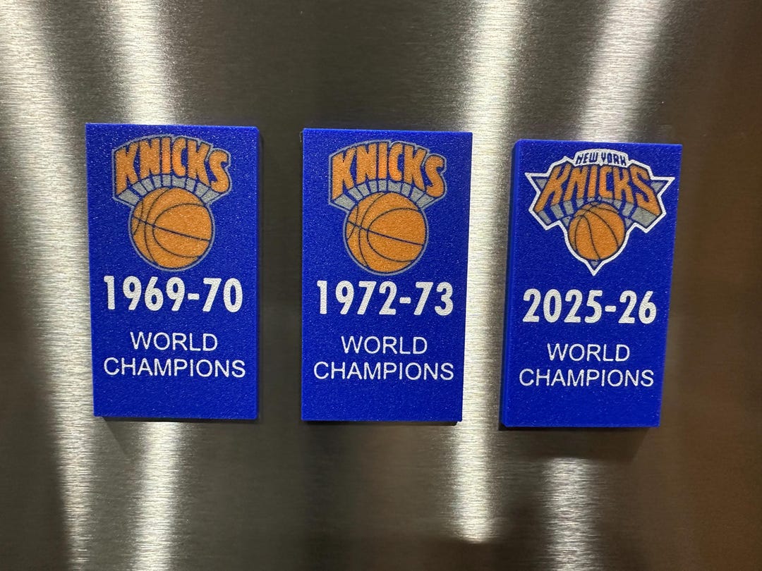 New York Knicks Championship Banner Magnets - Etsy