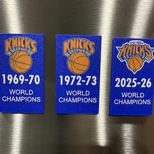 New York Knicks Championship Banner Magnets - Etsy