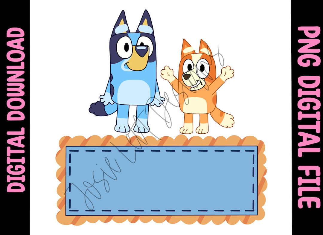Bluey Png - Etsy