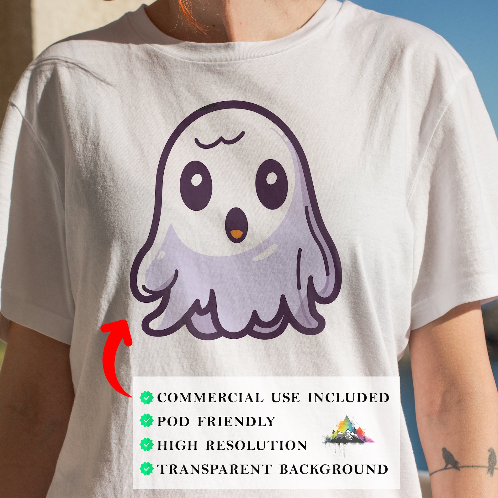 20 Cute Ghost Halloween Cartoon Clipart Bundle, Spooky Ghost Graphics ...