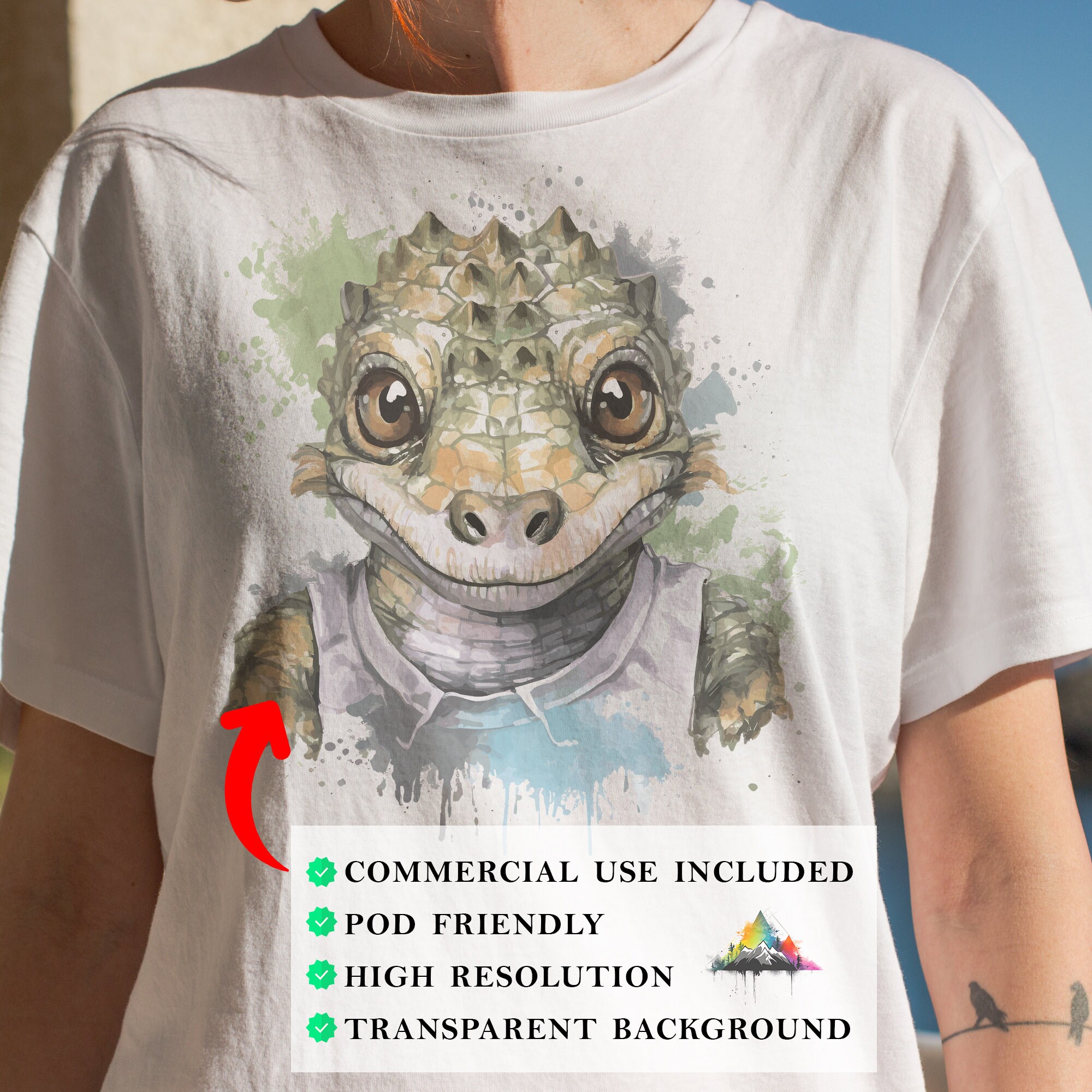 19 Crocodile Safari Watercolor Clipart Bundle, Cute Animal, Baby Shower ...