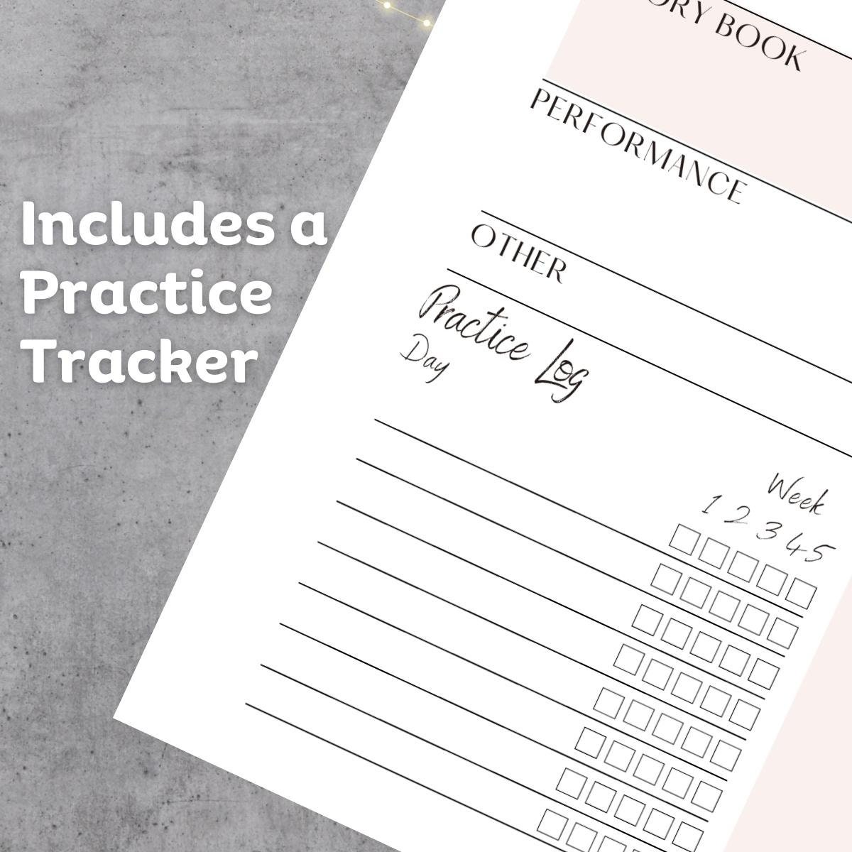 Monthly Piano Lesson Assignment Sheet, Printable, Editable Template ...