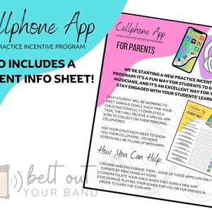 Piano Lesson Practice Incentive Program: Cellphone App - Etsy