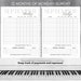 Piano Teacher Printable Planner - Pink Floral | Daily, Weekly, Monthly ...