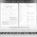 Piano Teacher Printable Planner - Minimalist - Etsy